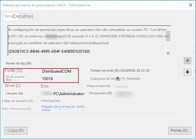 Erro no Windows 10? Aprenda a resolver o DistributedCOM 10016 - Rene.E ...