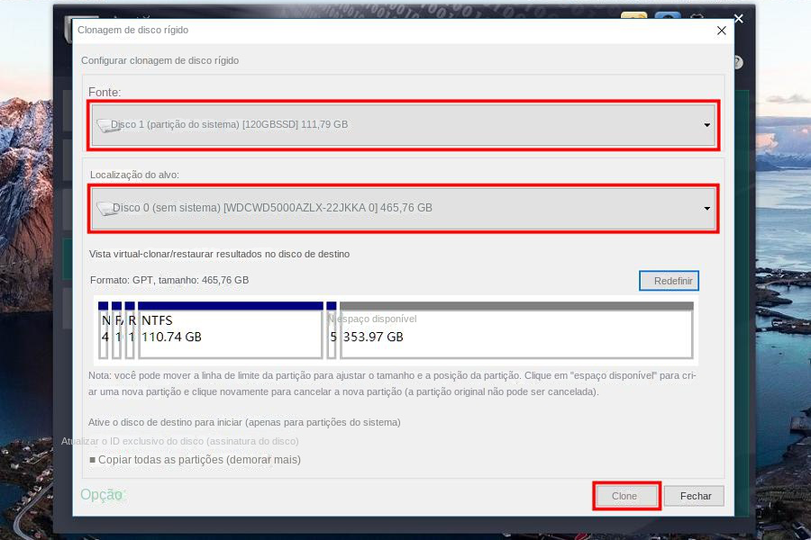 Recomendações de software de clonagem de disco rígido mecânico do ...